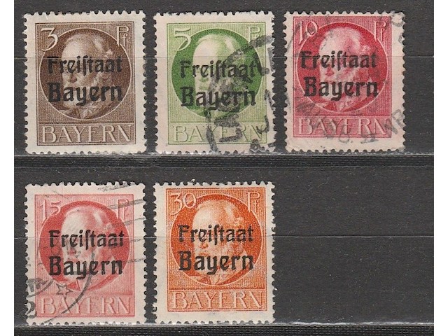Bayern, Bavaria - 1919 - King Ludwig III `Freistaat`
