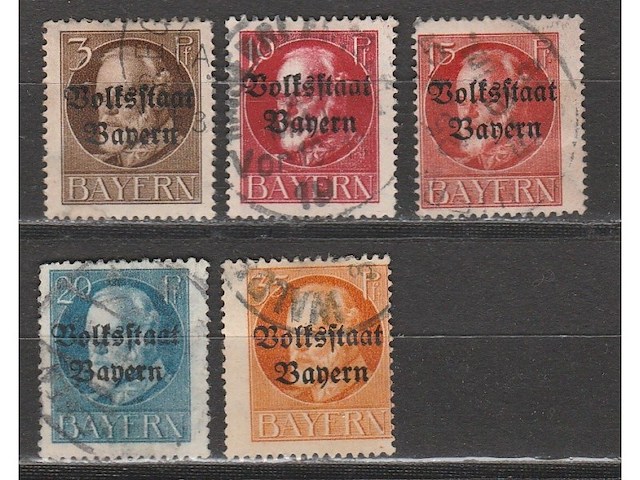 Bayern, Bavaria - 1919 - King Ludwig III `Volksstaat`