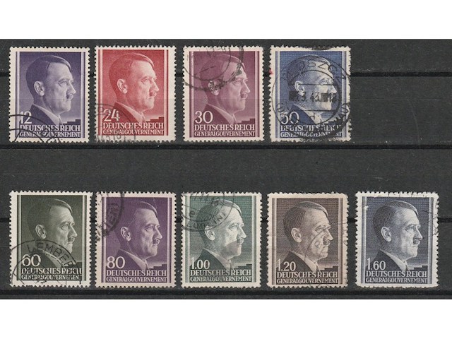 Generalgouvernement -1941-1942 - Bildnisse von Hitler