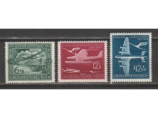 Deutsches Reich-1944-25 Jahre Deutscher Luftpost- MH