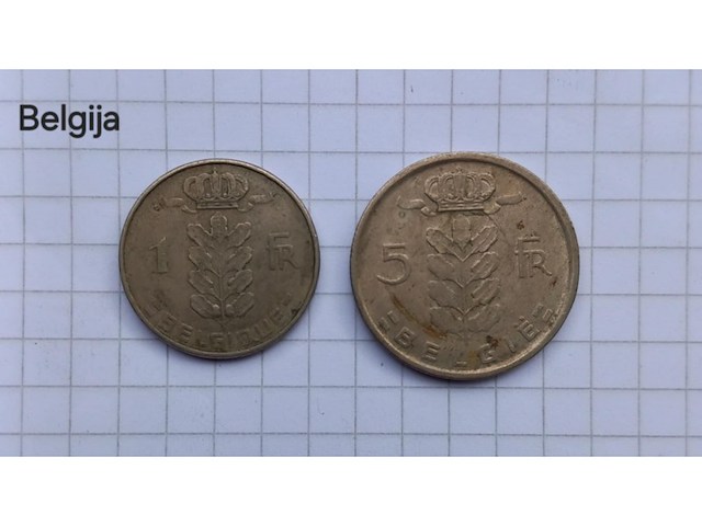 Stari novac kovanice Belgija