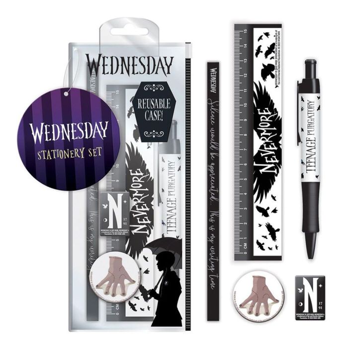 Wednesday (Nevermore) Stationery Set