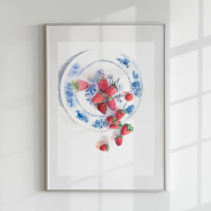 "Jagode", print 26x36.