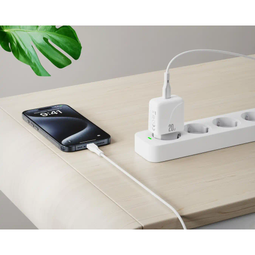 XO L141 Kućni punjač 20W Beli + Tip C kabl 1m