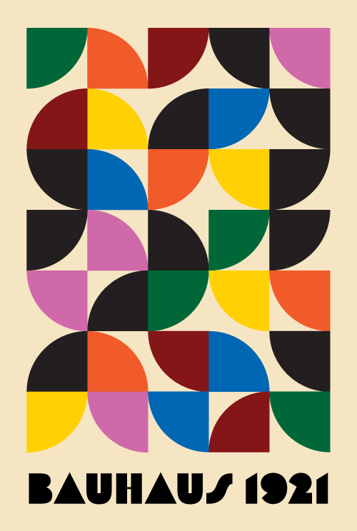 Bauhaus šablon