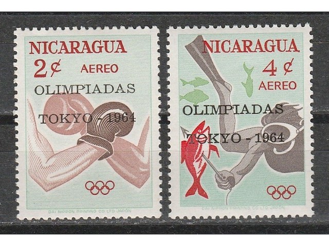 Nicaragua - Summer Olympic Games 1964 - MNH