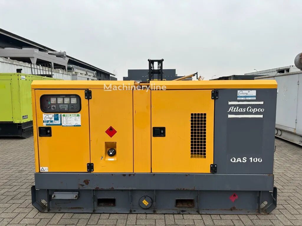 Atlas Copco QAS 100 Perkins Leroy Somer 100 kVA Silent Rental generatorset diesel generator