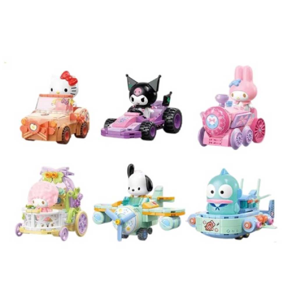 Sanrio Family-Surprising Car Team Series Building Block Blind Box