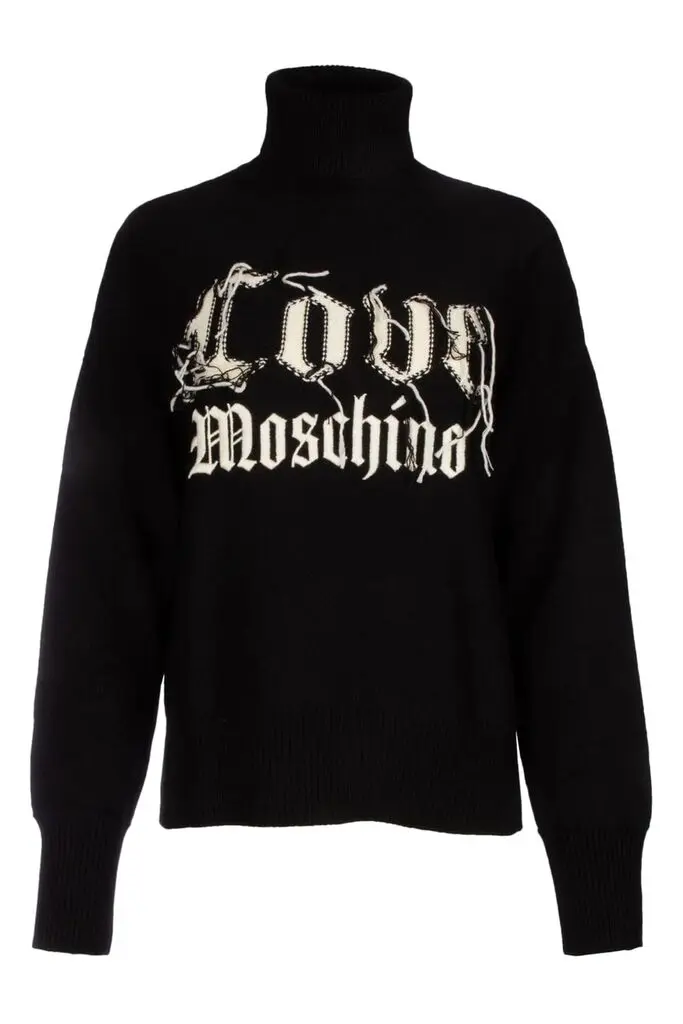 Love Moschino Ženski džemper WSD3611X1518-C74, Crni
