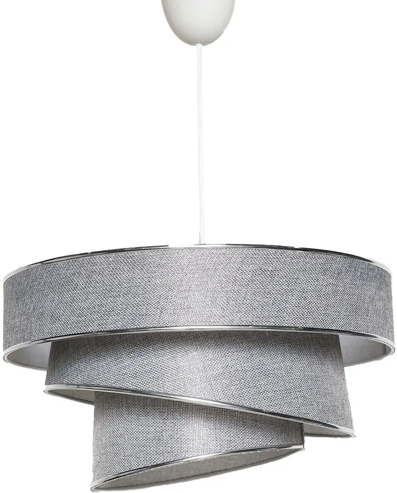 Opviq Luster Couper Grey Silver, Metal-pamuk