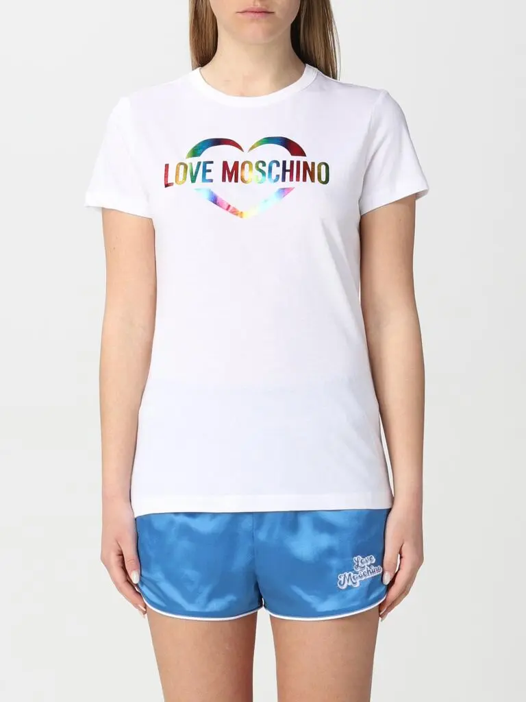 Love Moschino Ženska majica W4F732HM3876-A00, Bela