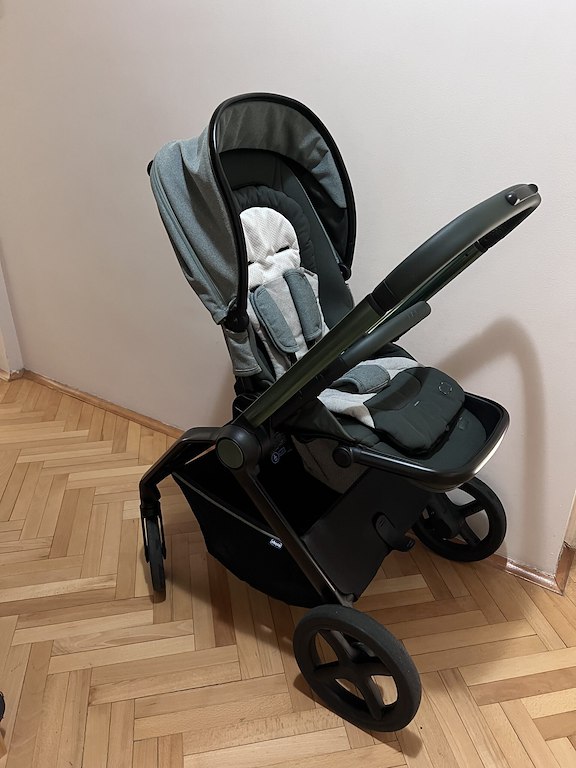 Chicco kolica Mysa, Jade Green, 2u1 sa autosedištem i adapterima