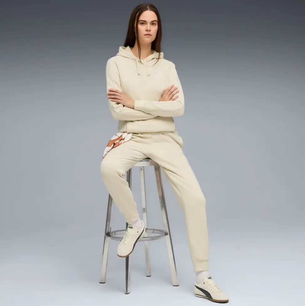 Puma Ženska komplet trenerka Hooded Sweat Suit FL cl, 688162-87, Bež