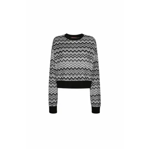 Missoni Ženski duks DS22SW01BJ008V-S90NN, Crno-Beli