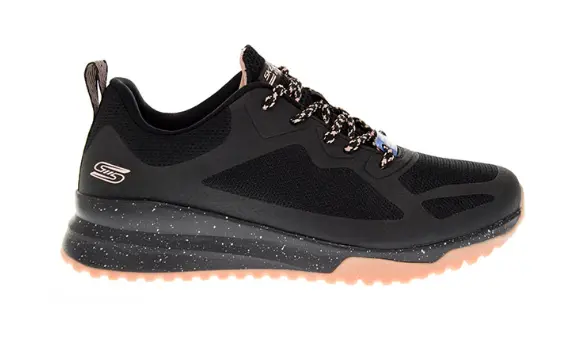 SKECHERS Ženske patike Bobs Squad 3 Star Flight 117186 crne