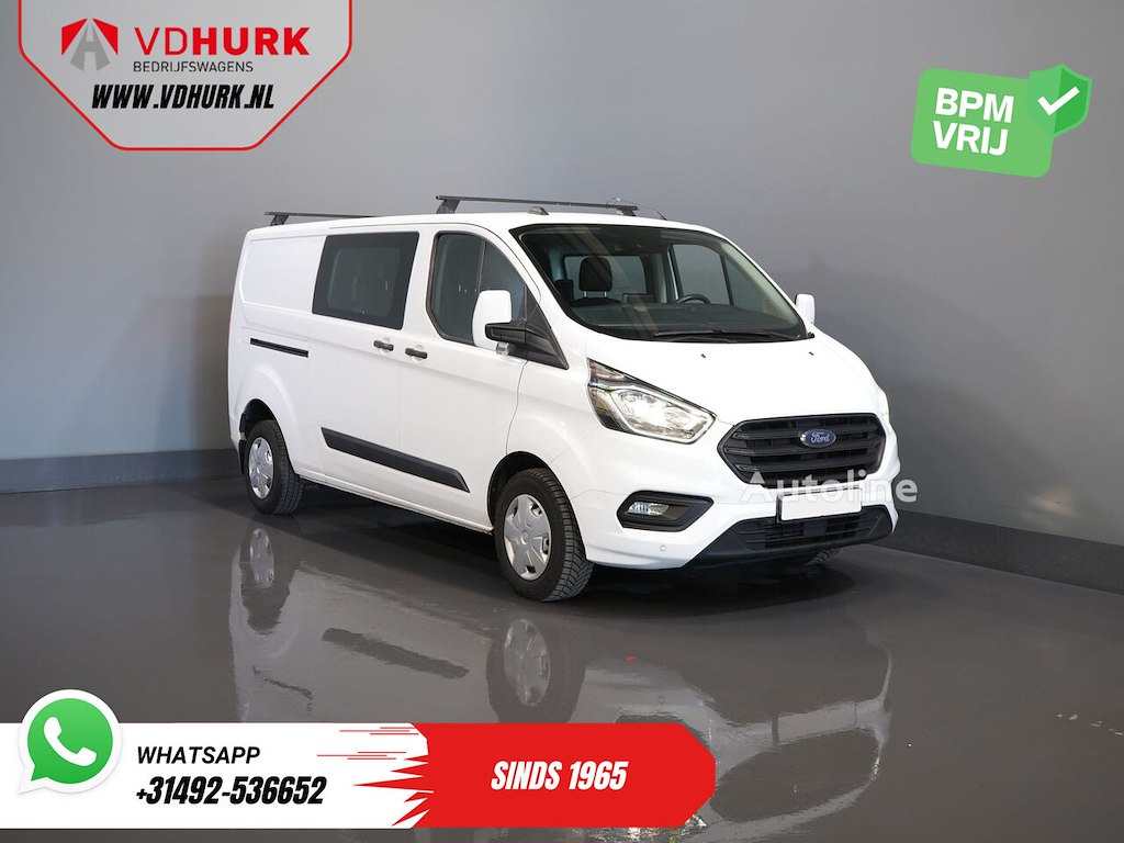 Ford Transit Custom 2.0 TDCI L2 Trend DC Dubbel Cabine BPM VRIJ! Stoe minibus furgon