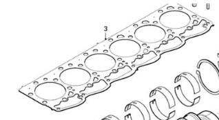 Zaptivka glave cilindra za DAF Serie XF105.XXX kamiona