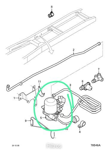 1681570 pneumatski ventil za DAF XF 105 kamiona