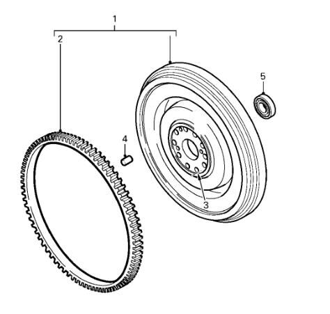 Rueda Dentada Cigüeñal 20090910505 drugi delovi motora za DAF XF105.XXX tegljača
