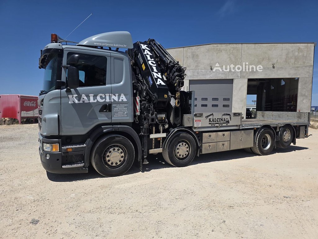 Scania G 480 LB8x2*6HNA kamion s ravnom platformom