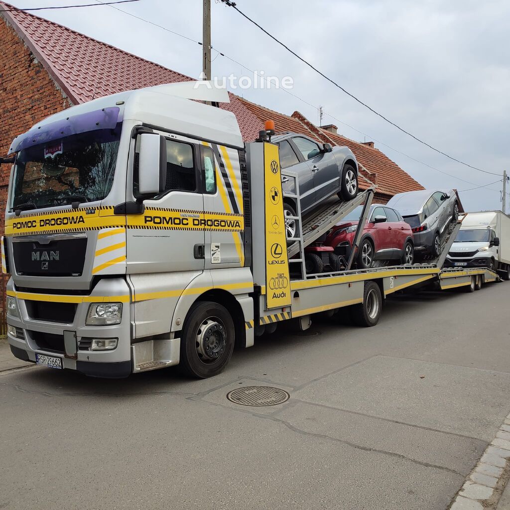 MAN Tgx 18.360 šlep auto + prikolica autotransportera