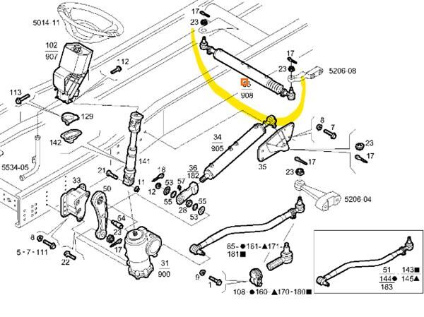 KS00002389 hidraulični cilindar za IVECO Stralis kamiona