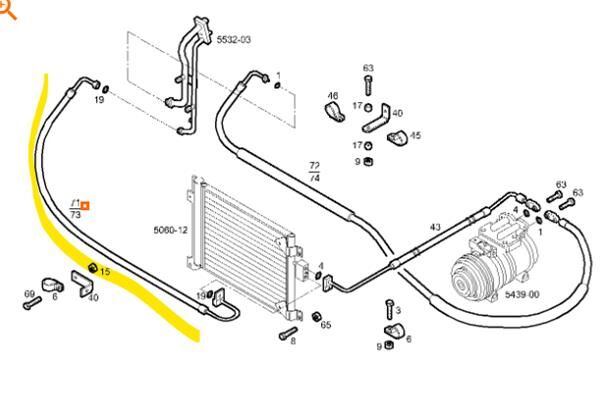 41284334 cevni priključak za IVECO Stralis kamiona