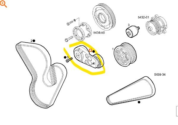 47147 zatezač remena za IVECO Stralis tegljača