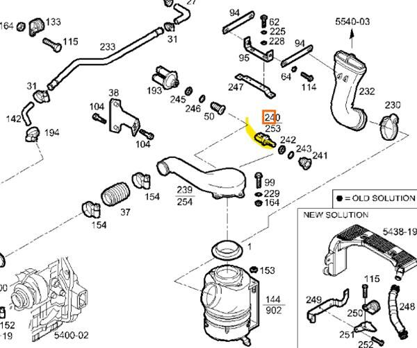 504253912 senzor za IVECO Stralis tegljača