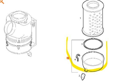 42554030 filter za vazduh za IVECO Stralis tegljača