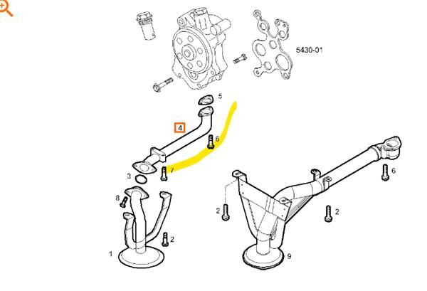 99485384 cevni priključak za IVECO Stralis tegljača