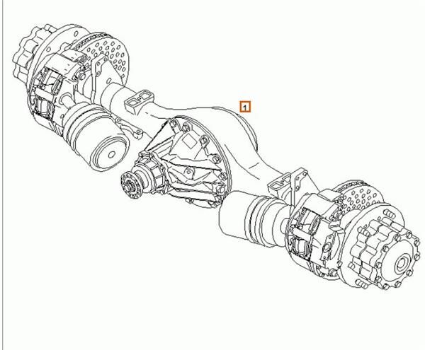 81350037153 zadnji most za MAN TGA kamiona