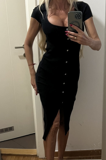 Zara knit midi haljina