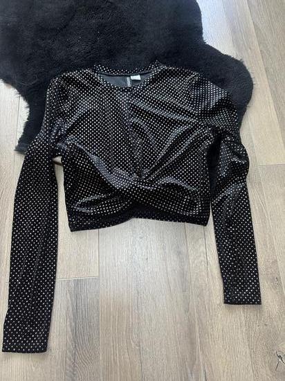 Sjajni crop top