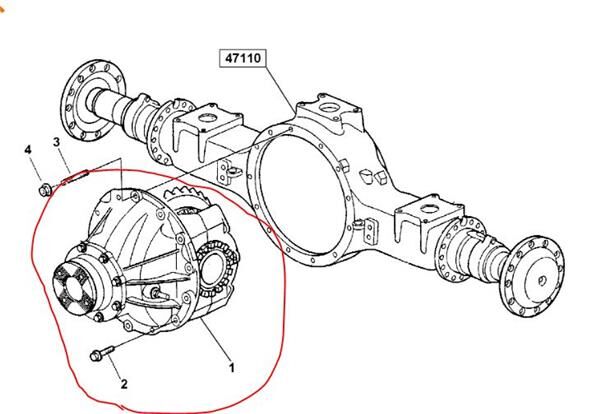 7420836784 krajnji pogon za Renault Premium kamiona
