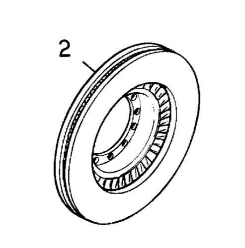 FCR344A kočioni disk za Renault Magnum kamiona