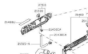 21710LC10A ekspanziona posuda za Nissan NT400 CABSTAR kamiona
