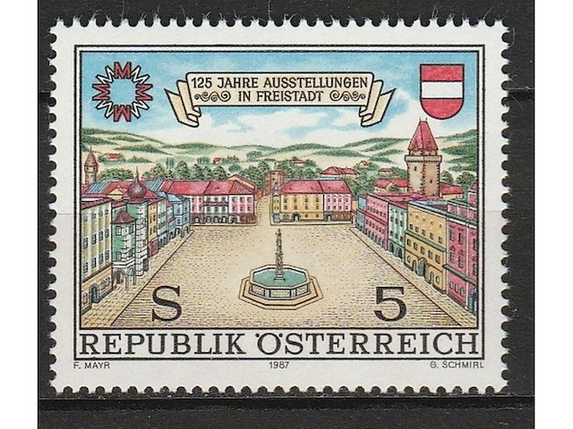 Austrija, Austria - 1987 - Exhibitions in Freistadt-MNH