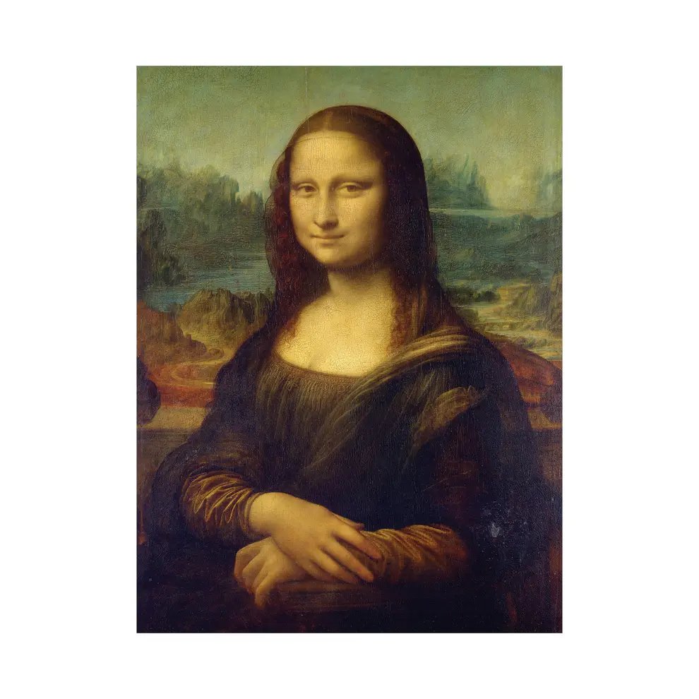 Canvas Slika na vinilu Mona Lisa, Leonardo da Vinci, 90 x 120 cm