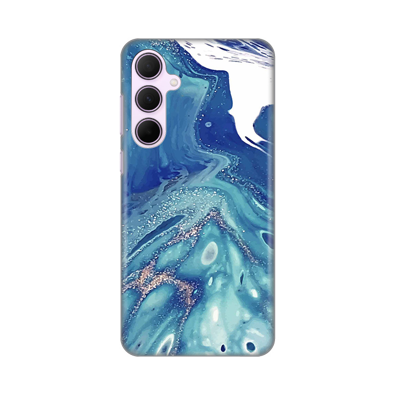 Zastitna silikonska maska (futrola) PRINT - Samsung A356 Galaxy A35 5G 5G Blue Marble