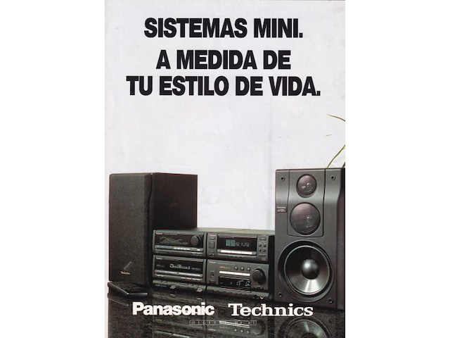 STARI KATALOG PANASONIC TECHNICS 1992