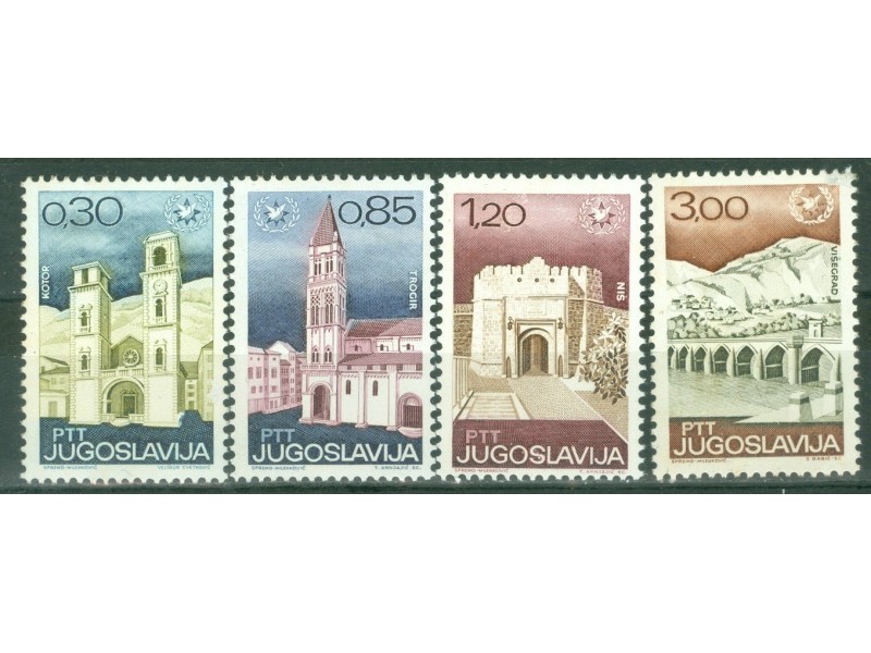 SFRJ 1967 Mi (1222-27). međunarodna godina turizma
