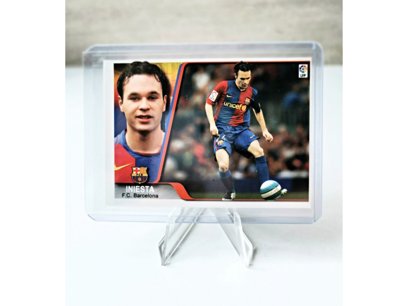 Iniesta FC Barcelona kartica