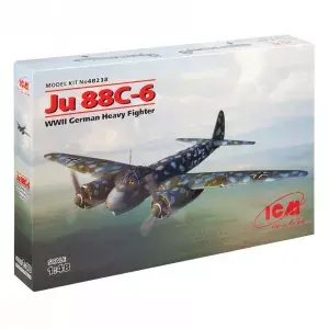 ICM Set za modelovanje Aircraft - Ju 88С-6 WWII German Heavy Fighter, 1:48