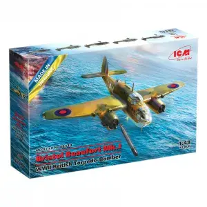 ICM Set za modelovanje Aircraft - Bristol Beaufort Mk.I WWII British Torpedo-Bomber, 1:48