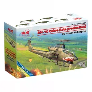 ICM Set za modelovanje Aircraft - AH-1G Cobra Late Production US Attack Helicopter, 1:35