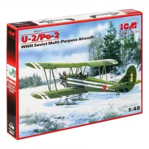 ICM Set za modelovanje Aircraft - U-2/Po-2 WWII Soviet Multi-Purpose Aircraft, 1:48