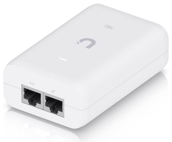 Ubiquiti U-POE+ Gigabit PoE Injector for U6-Plus, 30W, 48V/0.65a
