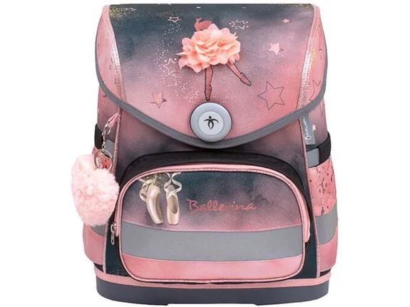 Belmil Anatomski ranac Compact - Ballerina black pink