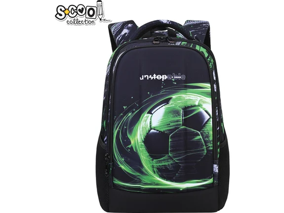 S-Cool Ranac Green Football SC2954